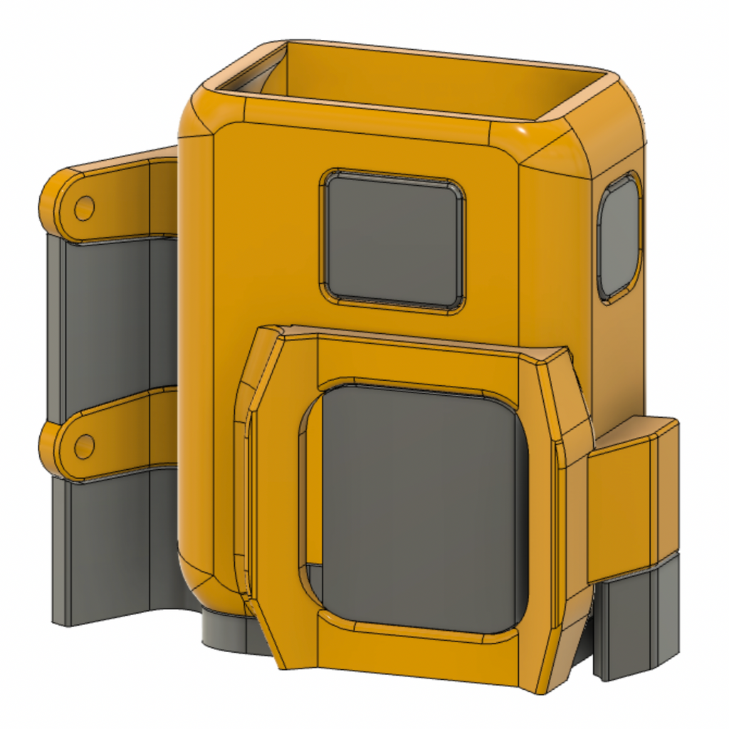 Source One Hero8 Freestyle Mount Printable STL File – BMC3D